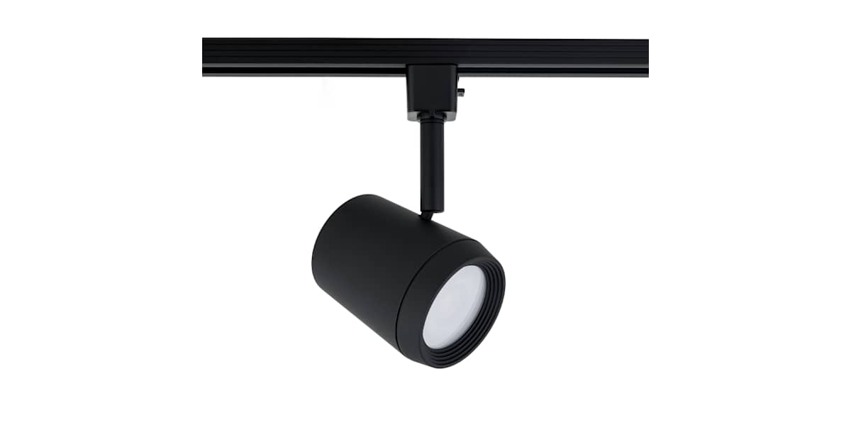 WAC Lighting J-7030-CS-BK Ocularc J-Track 8" Tall 5-CCT LED Track Head ...