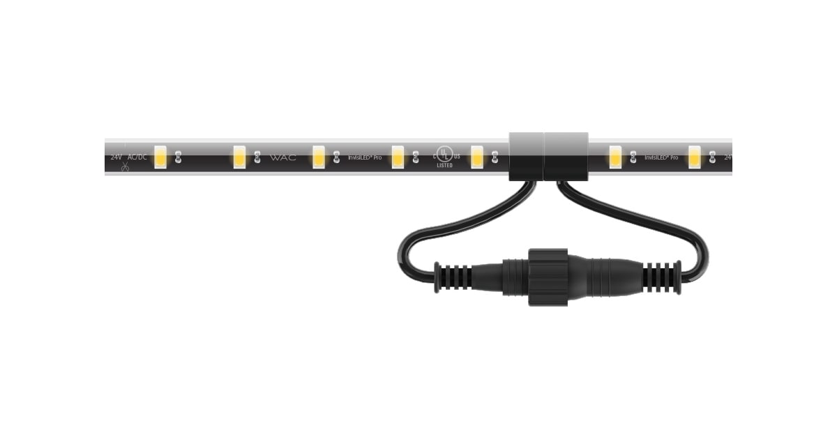 WAC Lighting LED-TO2435-1-WT InvisiLED 12" Length Outdoor LED Tape ...