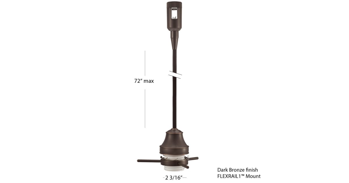 WAC Lighting PLD-LTK-FL1-AB L-Line Voltage Pendant Socket Set ...