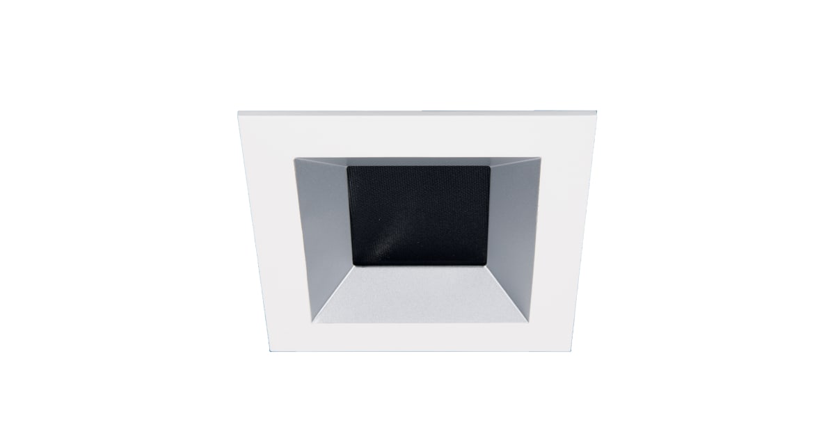 WAC Lighting R3CSDT-HZWT Oculux Architectural 3.5" Square Recessed Trim ...