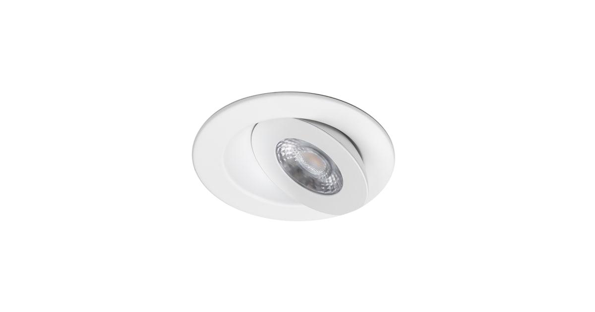 WAC Lighting R6ERAR-W9CS-FWT Lotos LED Canless Recessed Fixture with 6 ...