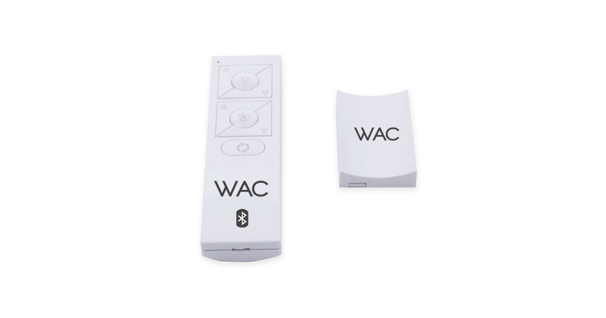 WAC Lighting RC20-WT 6-Speed Ceiling Fan Wireless Bluetooth Remote ...