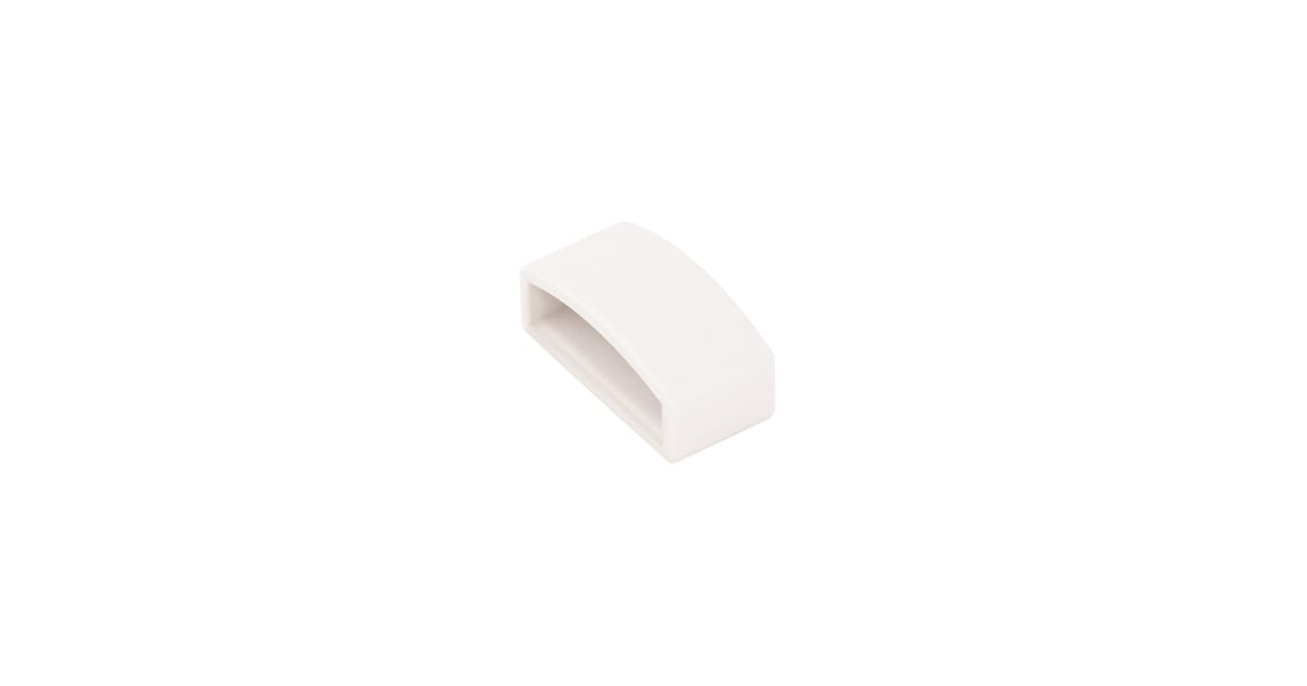 WAC Lighting T24-OD-EC-WT Snap-On Strip End Cap with Silicon Sealant ...