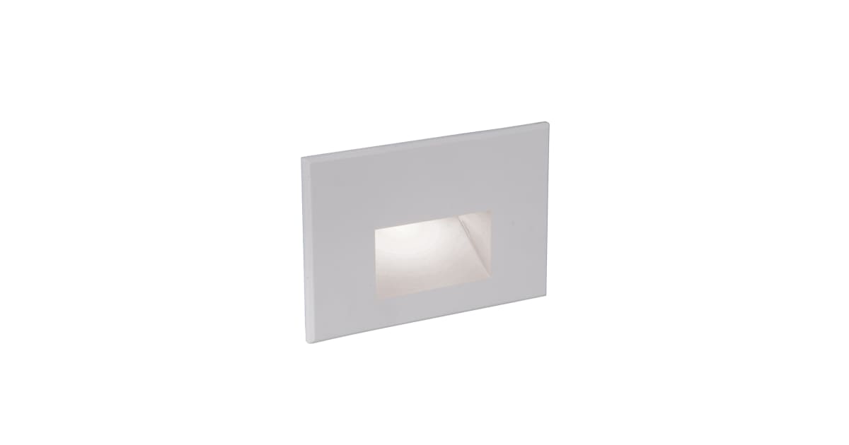 WAC Lighting WL-LED101-27-WT Single WAC 120V Step Light Anti Microbial ...