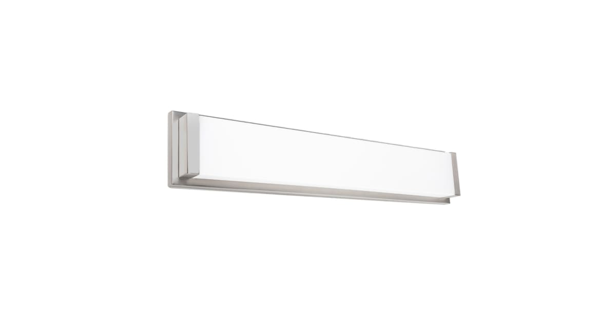 WAC Lighting WS-180137-30-BN Metro 37" Wide LED Bath Bar with an Acrylic Diffuser | Ferguson Home