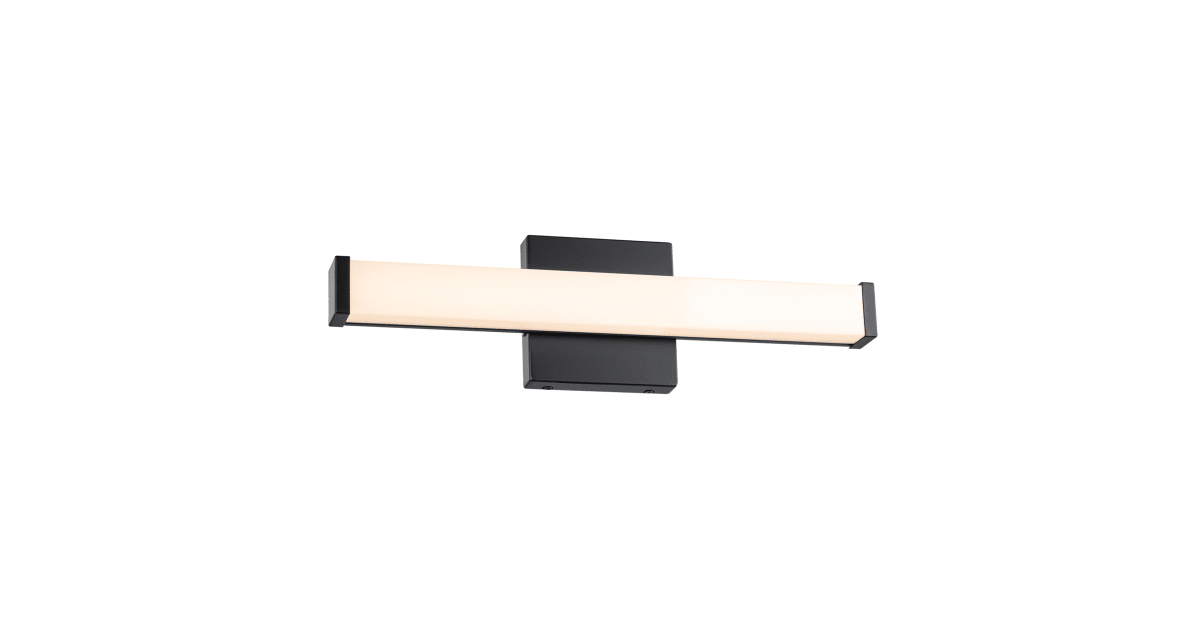 WAC Lighting WS-240818-CS-BK Slim 18" Wide LED Bath Bar | Ferguson Home