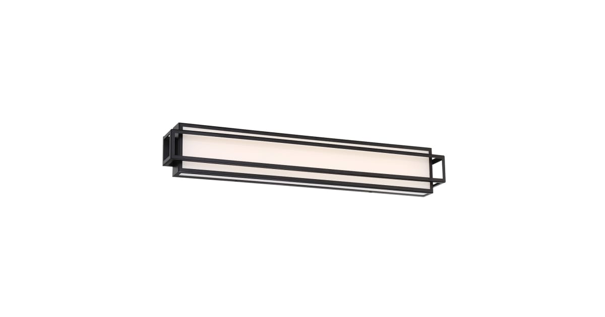 WAC Lighting WS-26930-BK Equation 30" Wide Integrated LED Bath Bar | Build.com