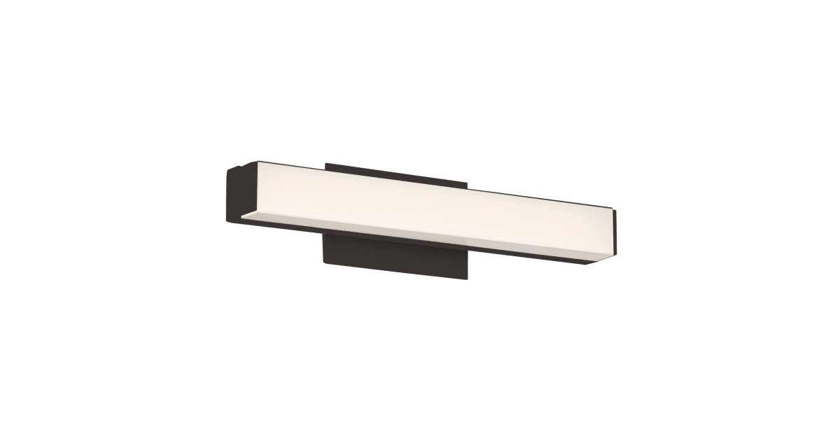 WAC Lighting WS-77612-27-BK Brink 13" Wide Integrated LED Bath Bar ...