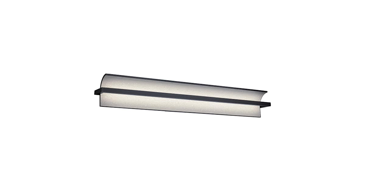 WAC Lighting WS-79534-35-BK Shard 35" Wide LED Bath Bar | Ferguson Home