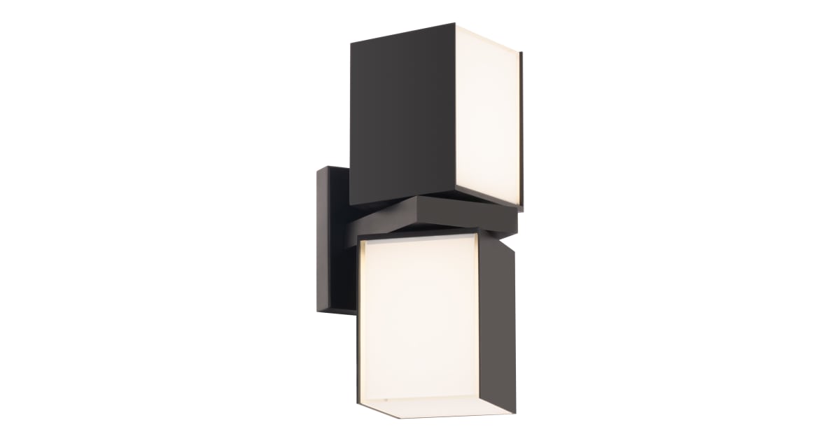 WAC Lighting WS-W15312-30-BK Vaiation 13" Tall Switchable Color ...