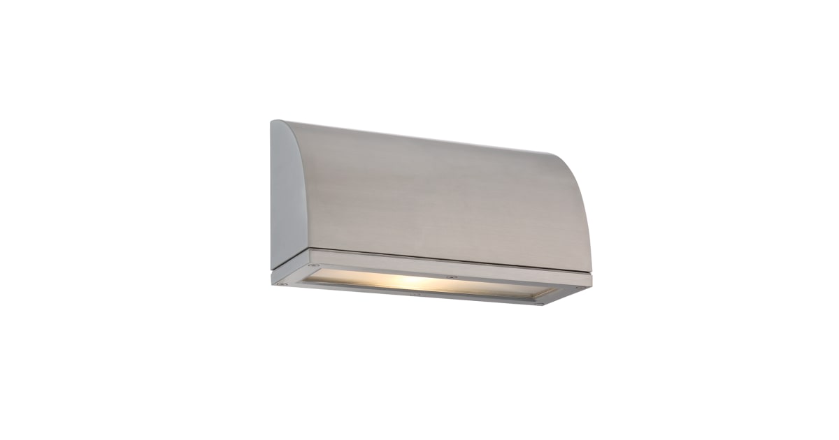 WAC Lighting WS-W20506-AL Scoop 10" Wide Outdoor Wall Sconce - 3000K ...