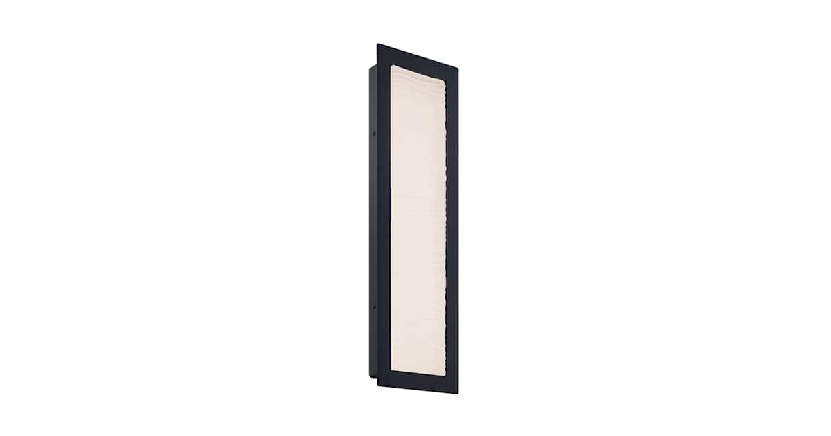 WAC Lighting WS-W38520-40-BK Wavelet 20" Tall LED Outdoor Wall Sconce ...