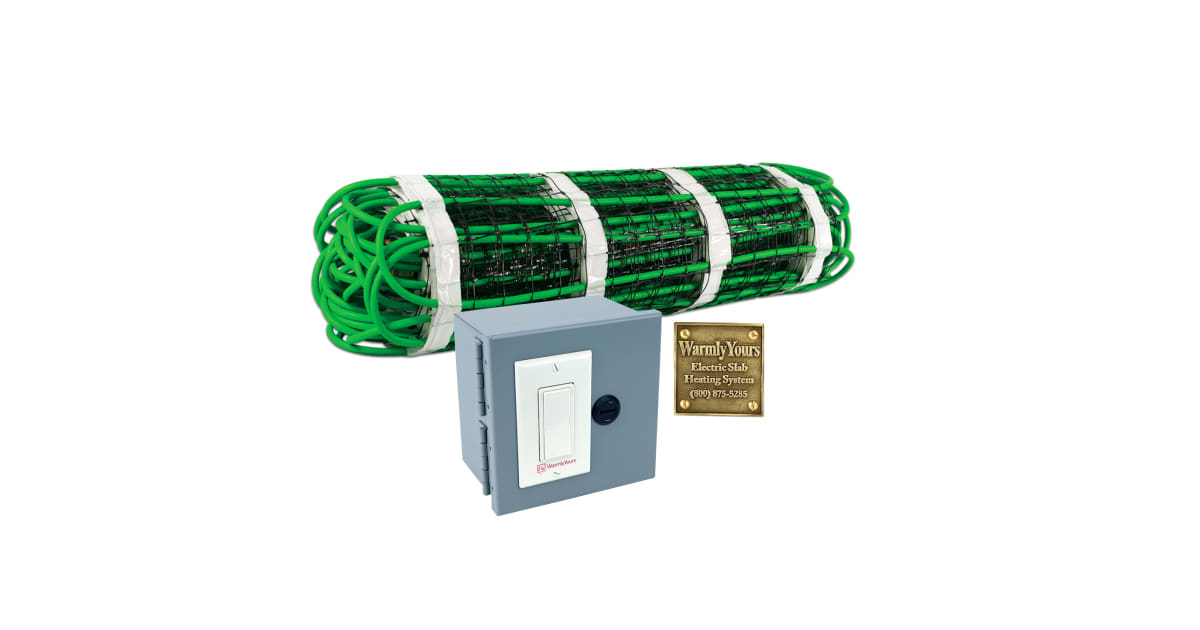 WarmlyYours WHMA120-KIT-SCW-2X05 WarmlyYours Embedded Electric Driveway ...