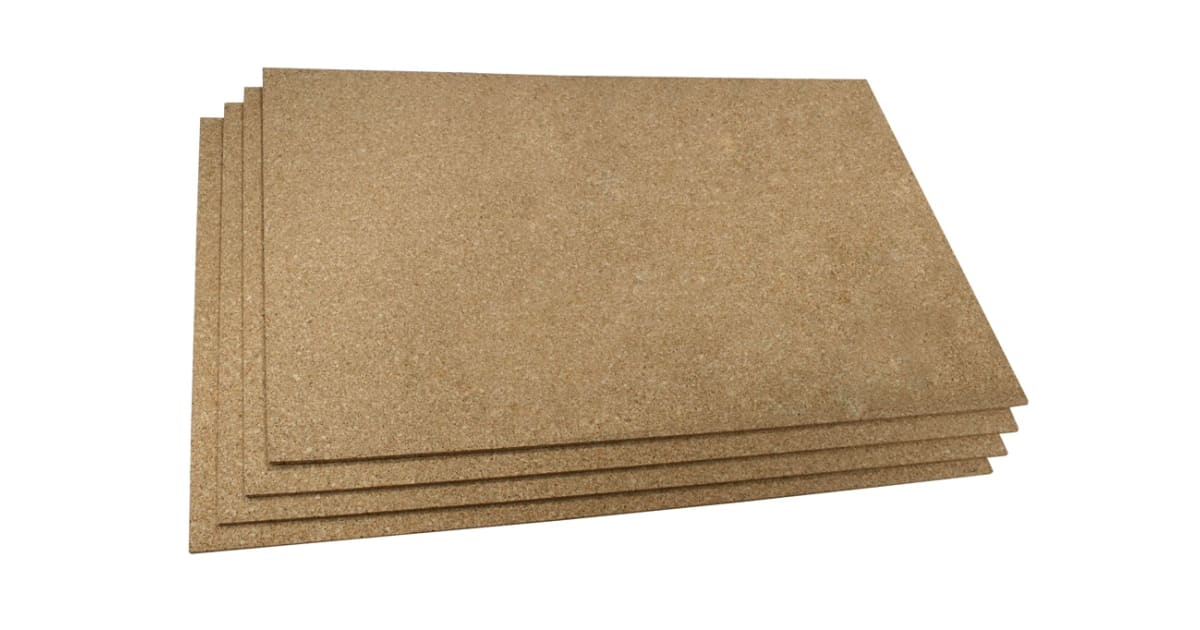 WarmlyYours CORK-SH6MM-2436-P04 36 Inch x 24 Inch Cork Insulating ...