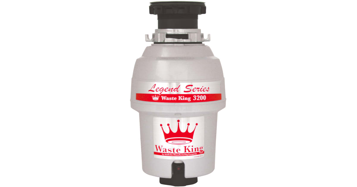 Waste King L-3200 EZ-Mount System, 3/4 HP 2700 RPM, Continuous Feed ...
