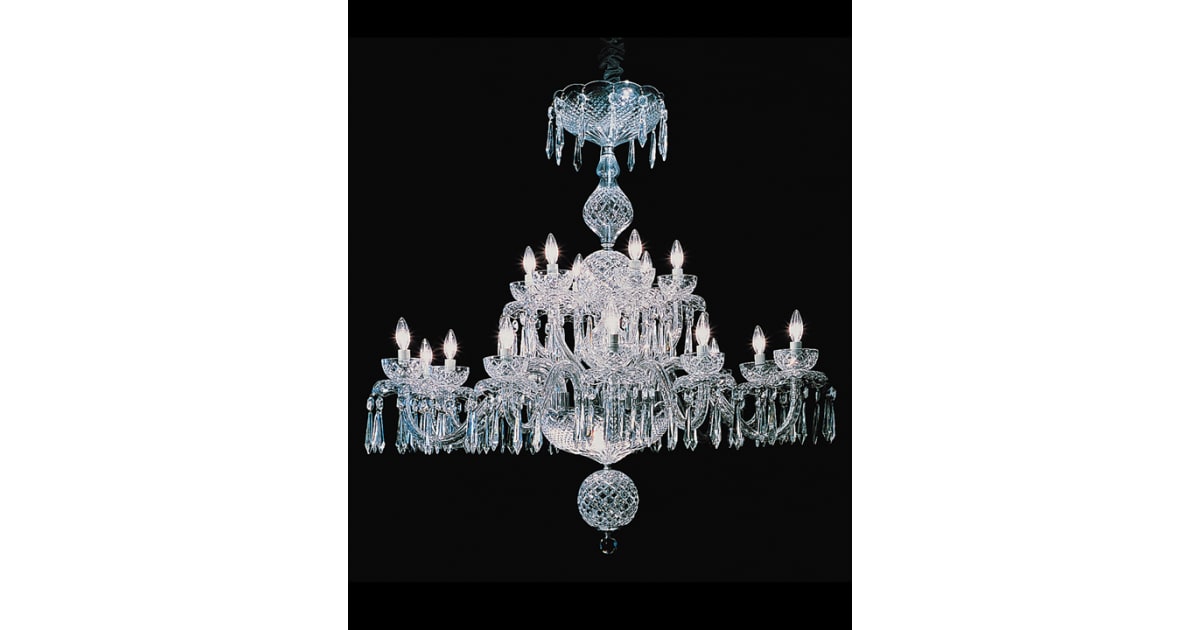 Waterford 9500001611 Crystal 18 Light Up Lighting Chandelier from the ...