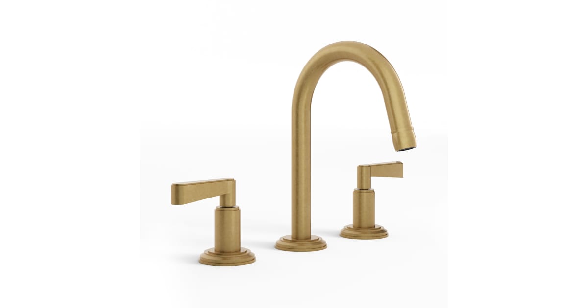Watermark WM-30-2-TR24-APB Anika 30 1.2 GPM Widespread Bathroom Faucet ...
