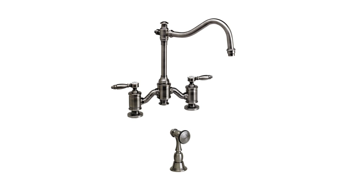 Waterstone 6200-1-AP Annapolis 1.75 GPM Widespread Bridge Kitchen ...