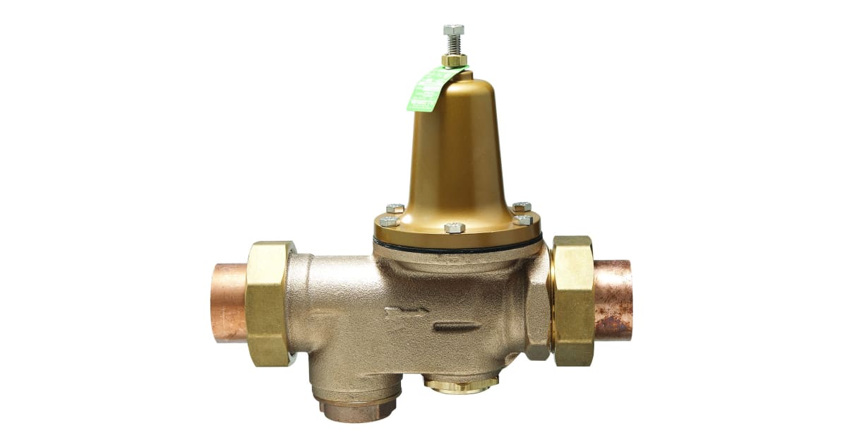 Watts 0009382 1 1/4" Lead Free Water Pressure Reducing Valve with ...