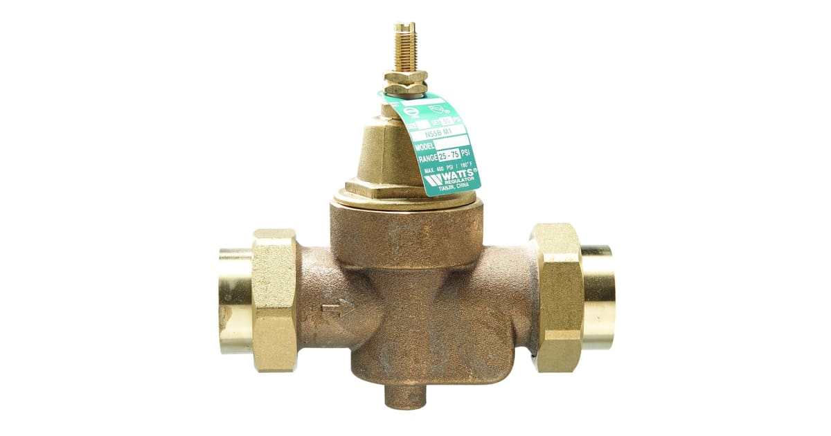 Watts 0009639 1" Lead Free Water Pressure Reducing Valve | Ferguson Home