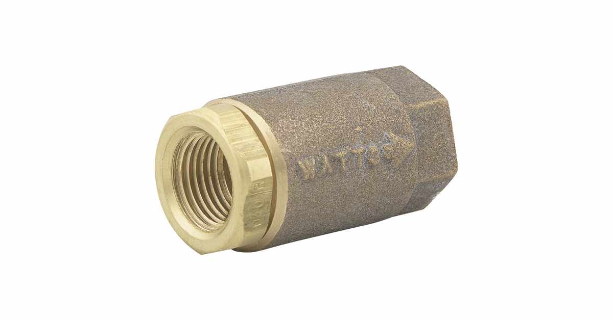 Watts 0376356 Maxi-Flo 1-1/2" Check Valve with Threaded Connections ...