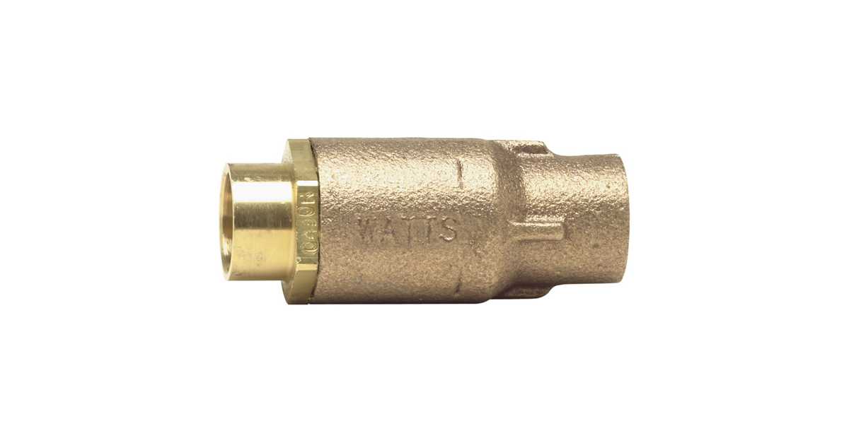 Watts 0376390 Maxi-Flo 1/2" Check Valve with Sweat Connections ...