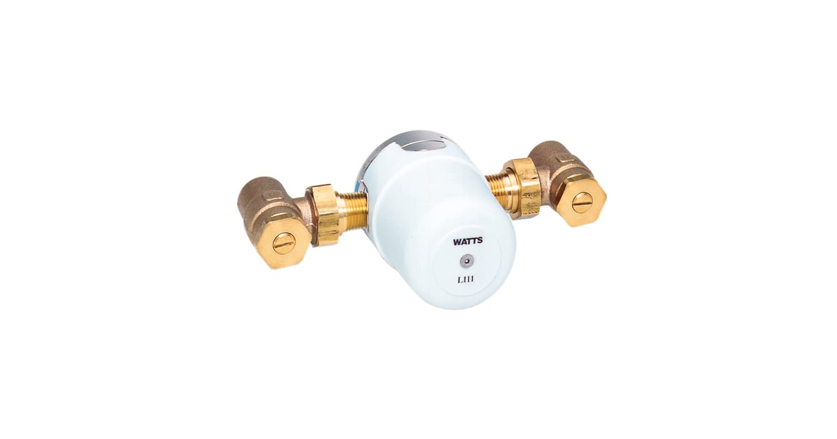 Watts 0915226 L111 1/2" Thermostatic Mixing Valve with Tamper Resistant ...