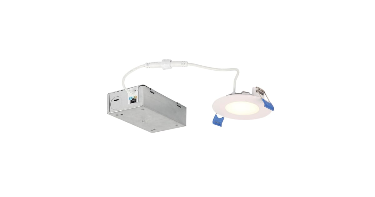 Westinghouse 5216100 LED Canless Recessed Fixture with 2-1/2" Baffle ...