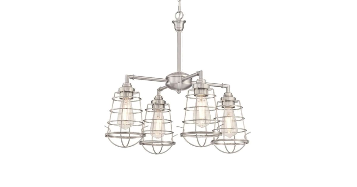 Westinghouse 6367100 Nolan 4 Light 22" Wide Chandelier / Semi-Flush ...