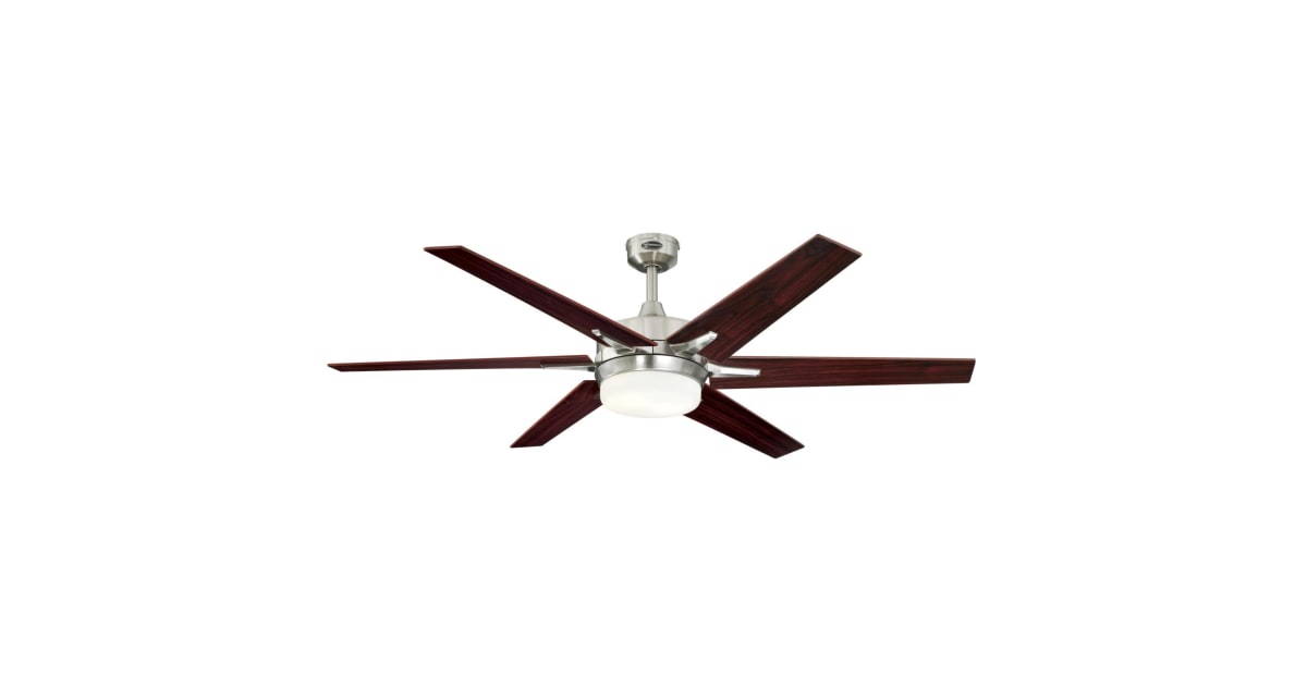Westinghouse 74003B00 Cayuga 60" 6 Blade Smart LED Indoor Ceiling Fan ...