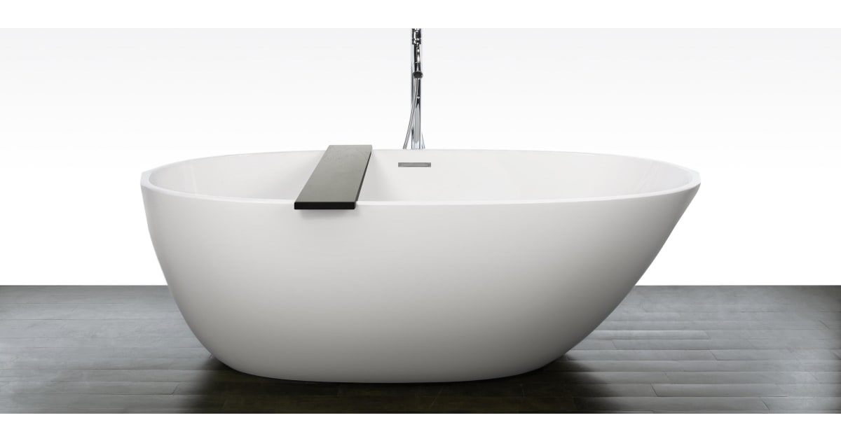 WETSTYLE BBE01-L-BN-DA Be Collection 66" Free Standing WETMAR BiO ...