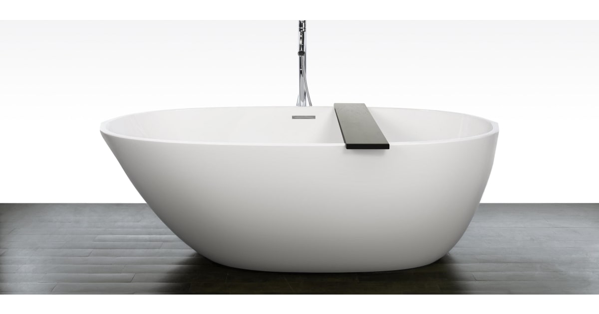 WETSTYLE BBE01-L-BNNT-COP-DA Be Collection 66" Free Standing WETMAR BiO ...