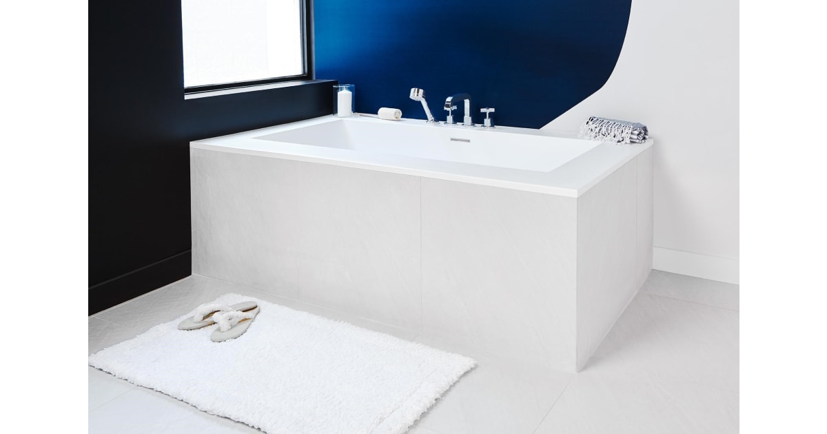 WETSTYLE BC0104-BN-COP-MA CUBE 72" Two Wall (Back and Left) WETMAR BiO ...