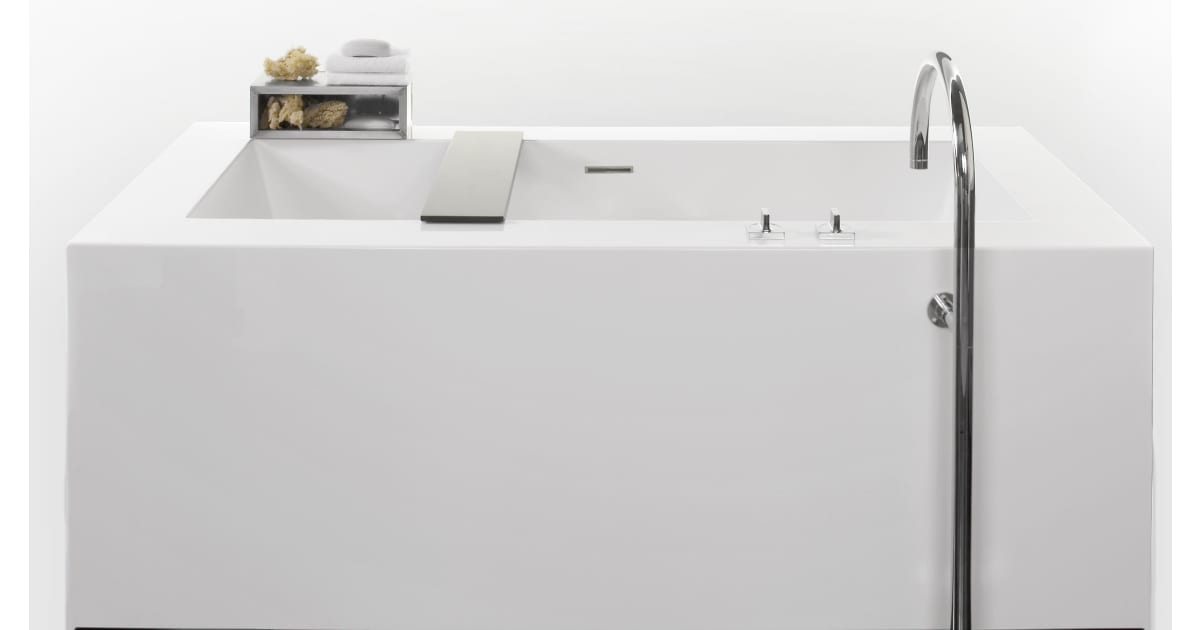 WETSTYLE BC1001-BNNT-MA CUBE 66" Free Standing WETMAR BiO Composite ...