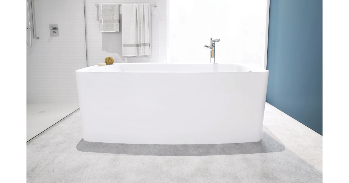 WETSTYLE BLB02-BN-MA Lab 66" Free Standing WETMAR BiO Composite Soaking ...