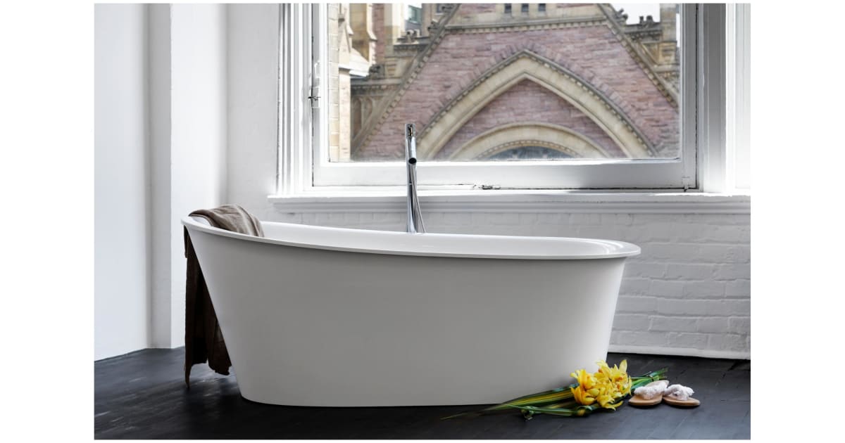 WETSTYLE BTP01-L-BNNT-COP-DA Tulip 65" Free Standing WETMAR BiO ...