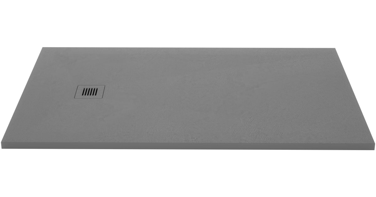 WETSTYLE DFL6036E-GT Feel Collection 60" x 36" Rectangular Shower Base ...