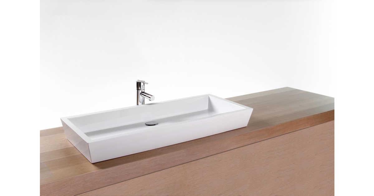 WETSTYLE VC836A-O-BN-MA CUBE 36" Rectangular WETMAR BiO Stone Composite ...