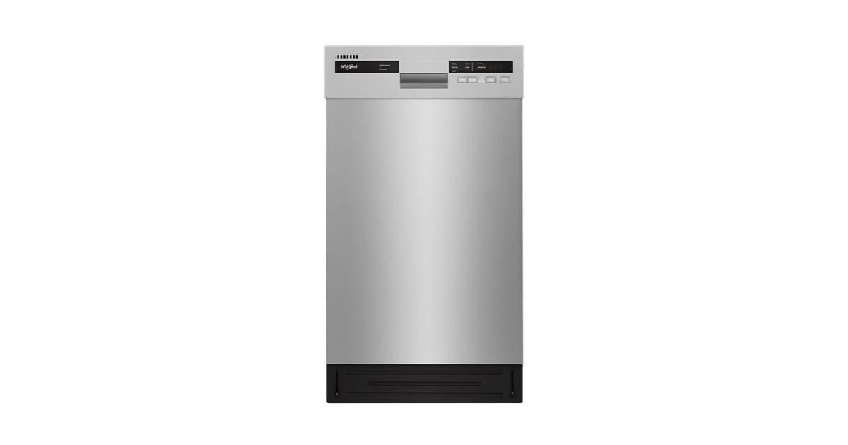 Whirlpool WDPS5118PM 18" Wide Small-Space Compact Dishwasher with ...