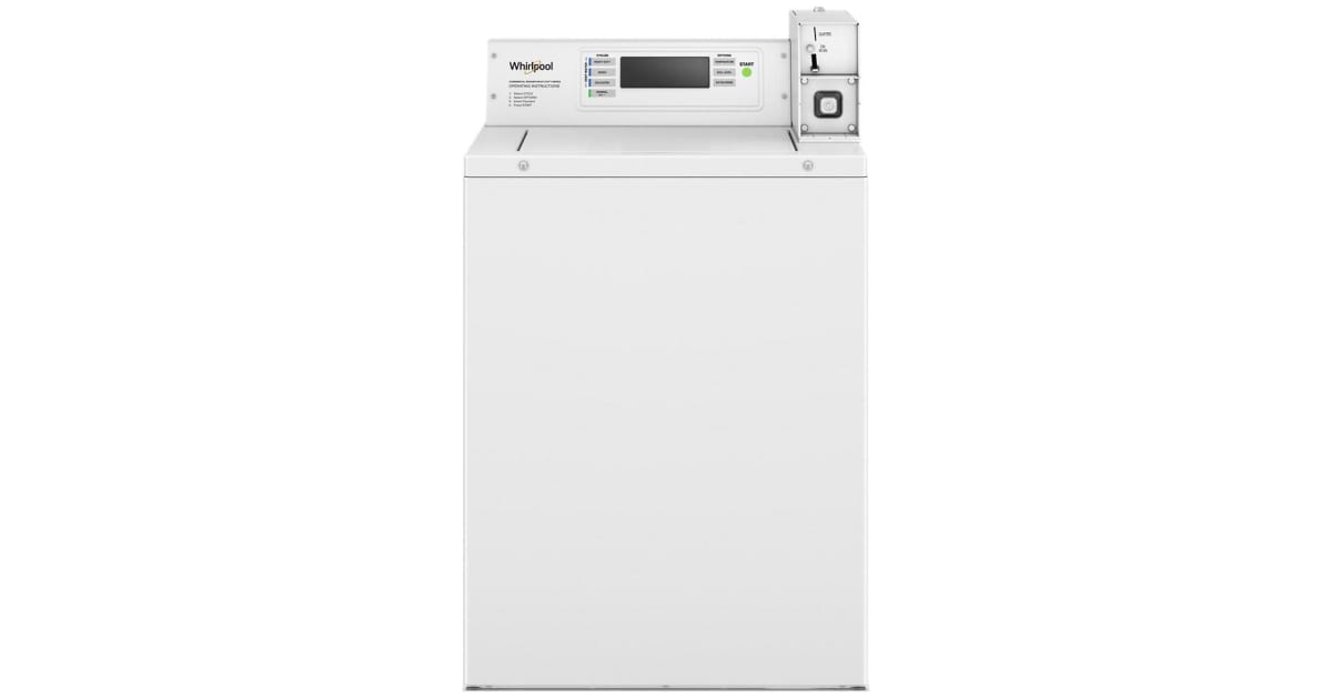 Whirlpool CAE2779JQ 27 Inch Wide 3.3 Cu. Ft. Top Loading Vended Washing ...