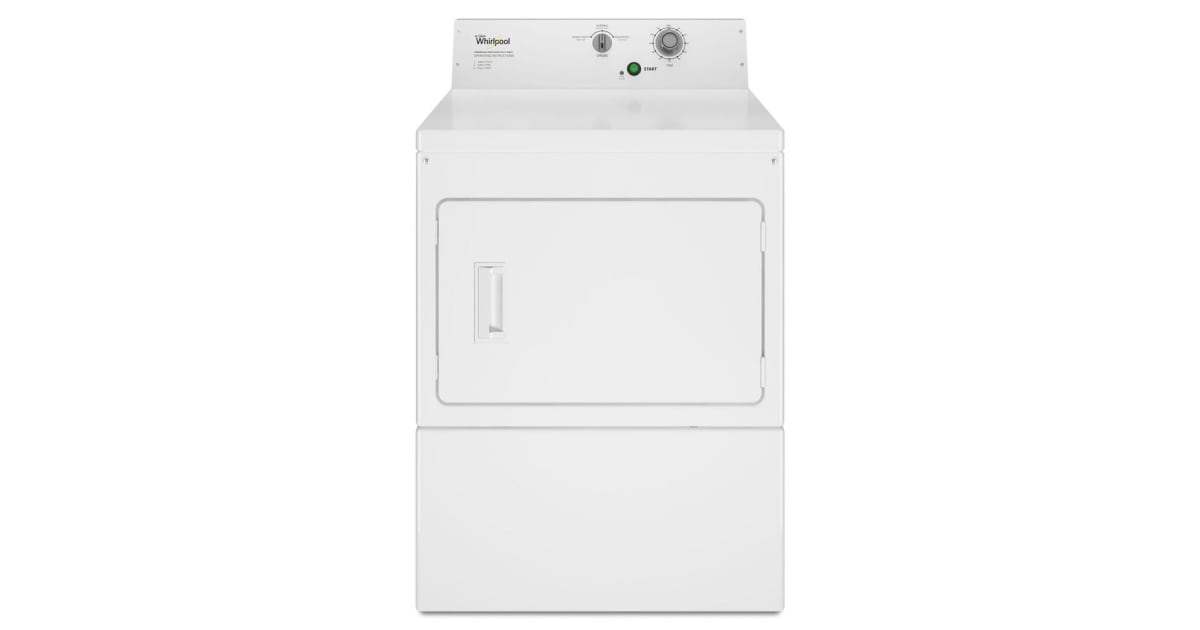 Whirlpool CEM2795FQ 27 Inch Wide 7.4 Cu. Ft. Electric Dryer with Side ...