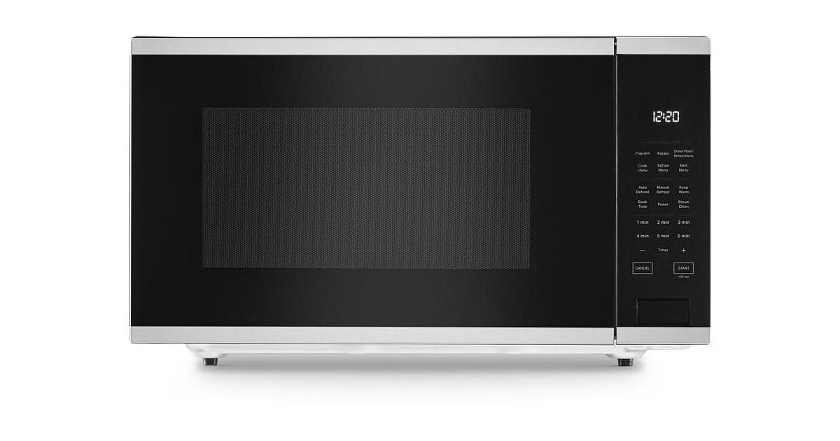 Whirlpool UMCS5022PZ 25 Inch Wide 2.2 Cu. Ft. 1200 Watt Fingerprint ...