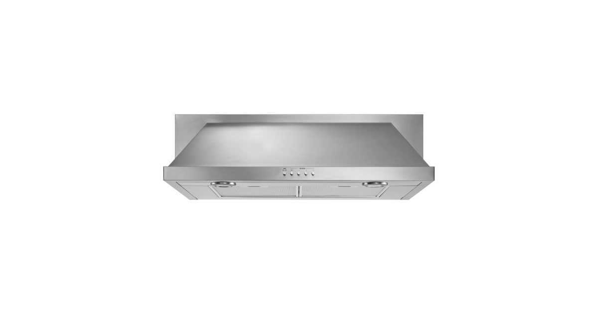 Whirlpool UXT5530AAS 400 CFM 30 Inch Wide Under-Cabinet Range Hood with ...