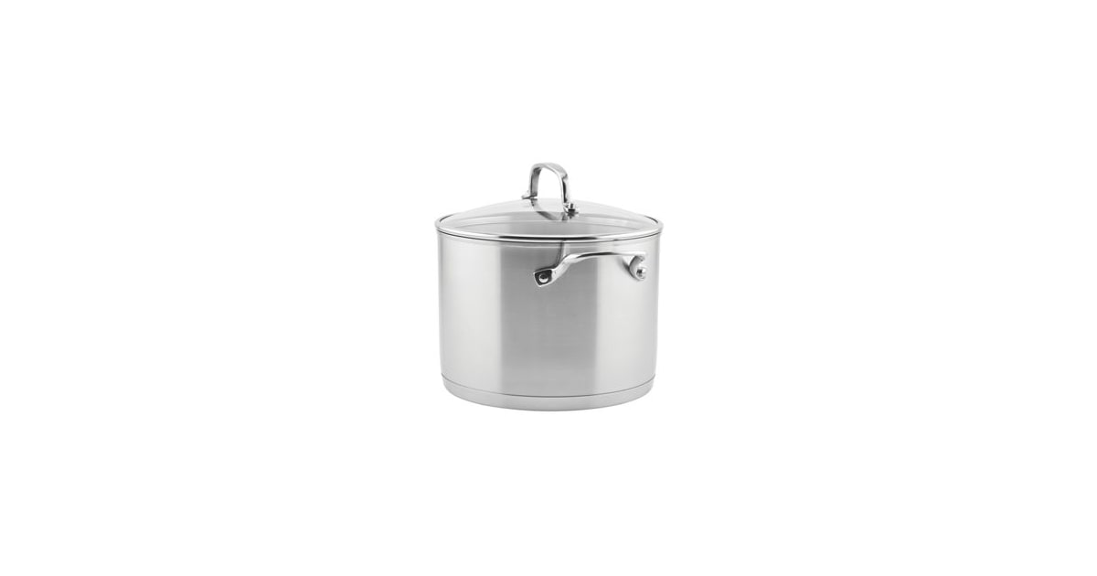 Whirlpool W11463464 8 Quart Stainless Steel Induction Stock Pot with ...