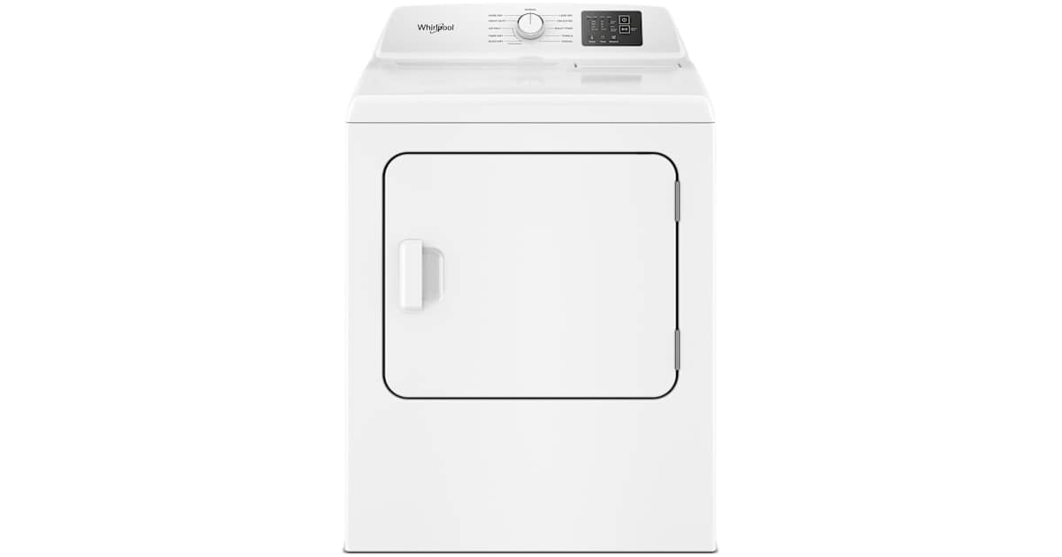 Whirlpool WED4105SW 29 Inch Wide 7 Cu. Ft. Electric Dryer with ...