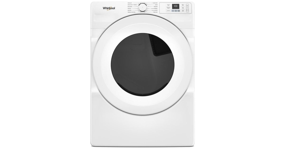 Whirlpool WED4720RW 27 Inch Wide 7.4 Cu. Ft. Energy Star Certified ...