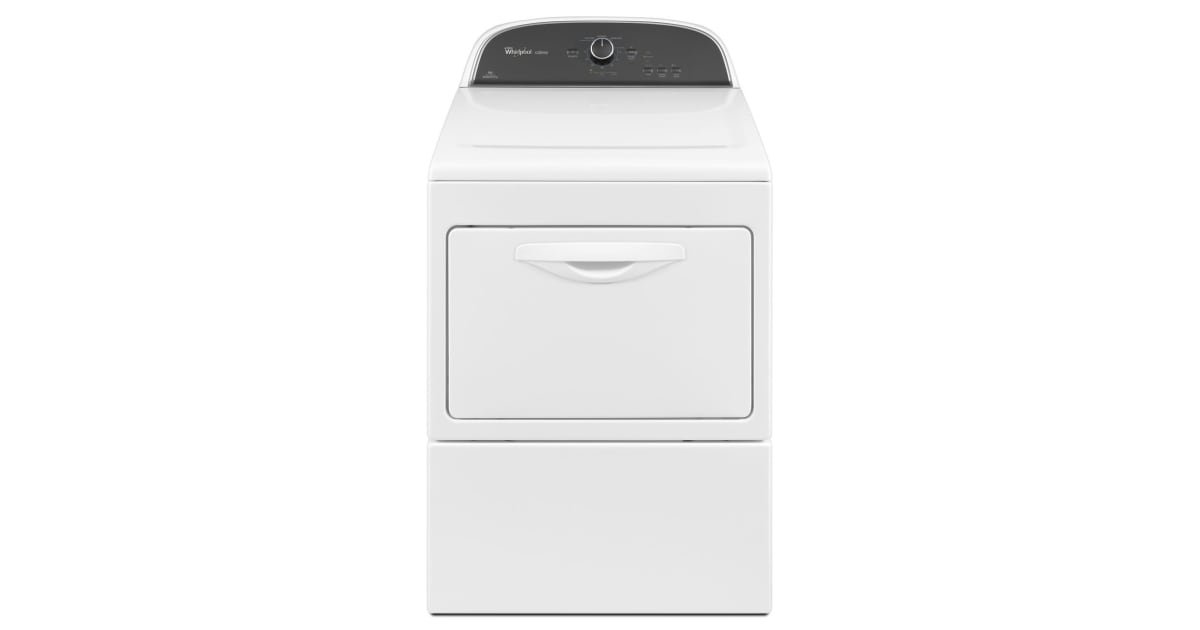 Whirlpool WED5500BW 7.4 Cu. Ft. Cabrio® Series HE Dryer with Wrinkle ...