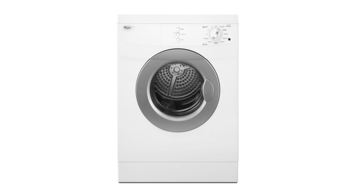 Whirlpool WED7500VW 3.8 Cu. Ft. Compact Electric Dryer with 6th Sense ...
