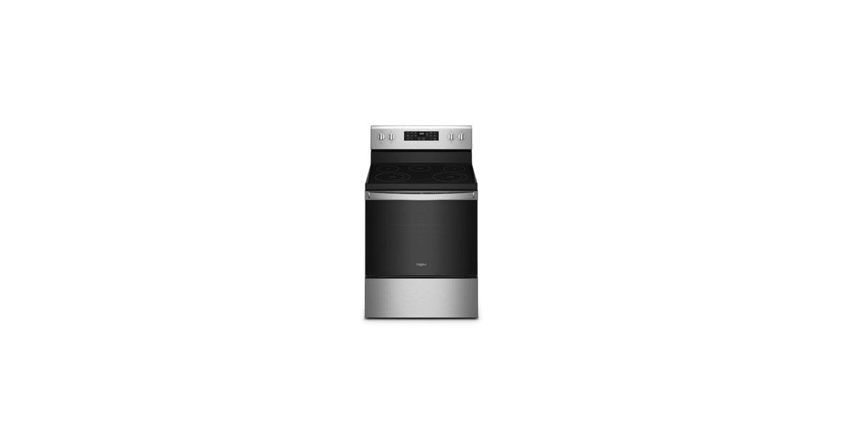 Whirlpool WFE535S0LS 30 Inch Wide 5.3 Cu. Ft. Free Standing Electric ...