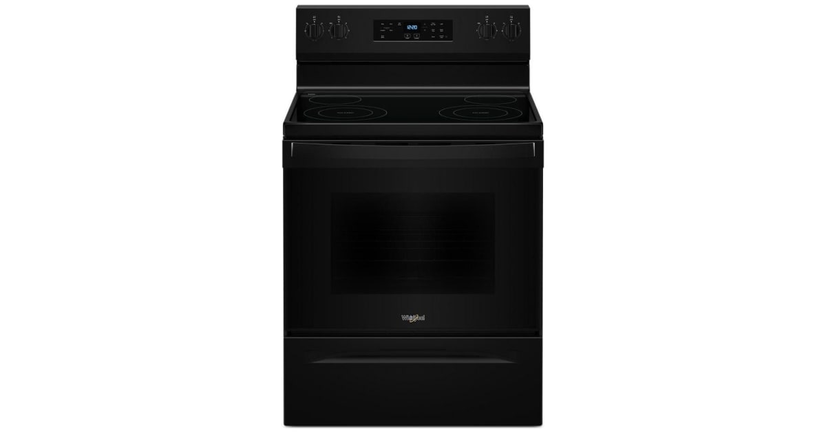 Whirlpool WFES3530RB 30 Inch Wide 5.3 Cu. Ft. Free Standing Electric ...